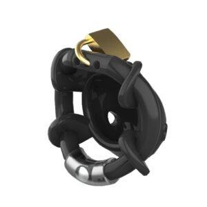 Permanent Chastity Cage Black Beetle - Chastity Cage