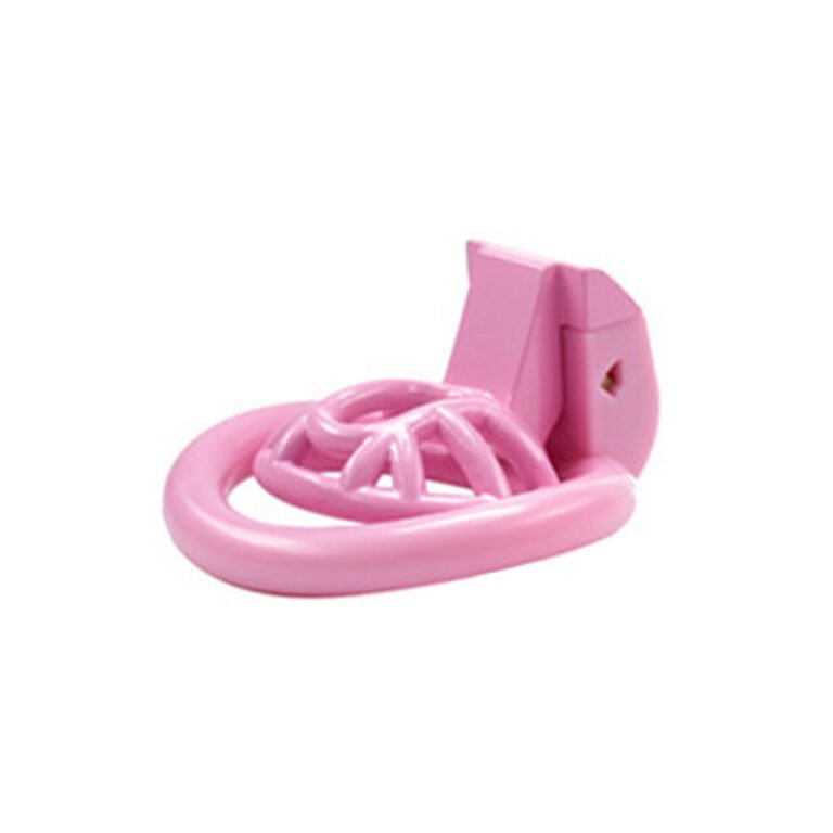 Inverted Chastity Cage Micro Pink Nylon Turtle - Chastity Cage