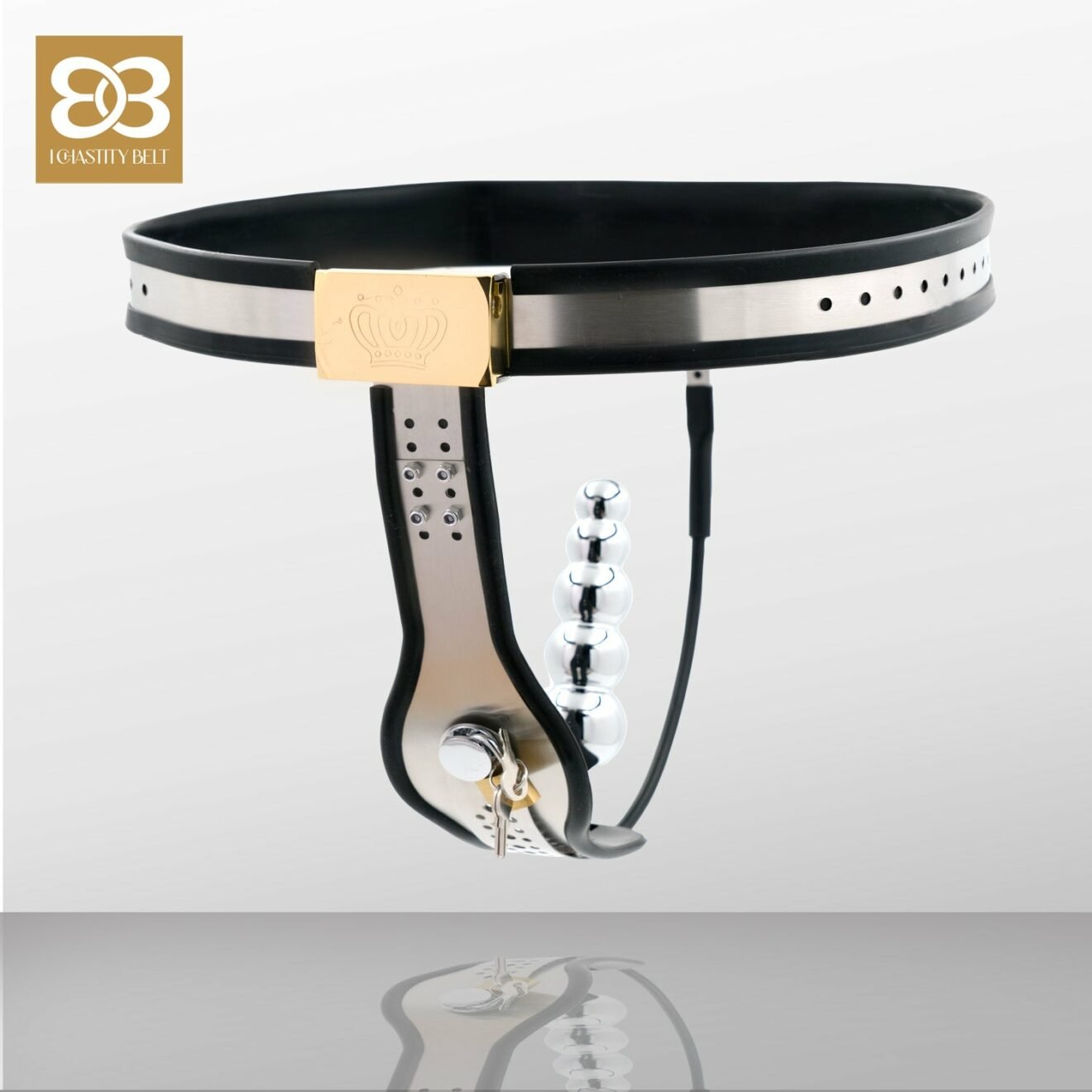 Female Chastity Belt Anal Plug Dildo Sm2 - Chastity Cage