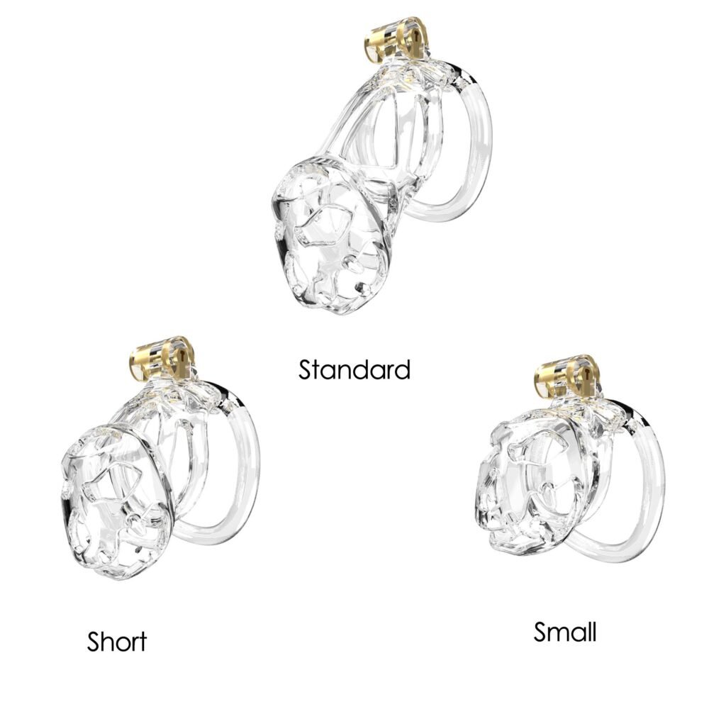 Cock Cage Transparent Ghost Head - Chastity Cage
