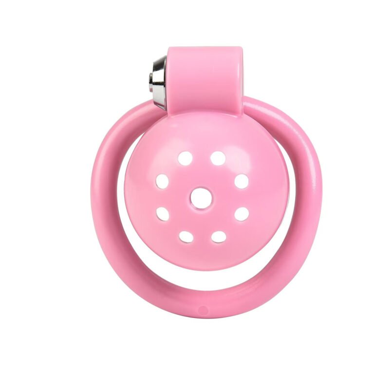 Micro Pink Chastity Cage Sissy Abs Resin - Chastity Cage