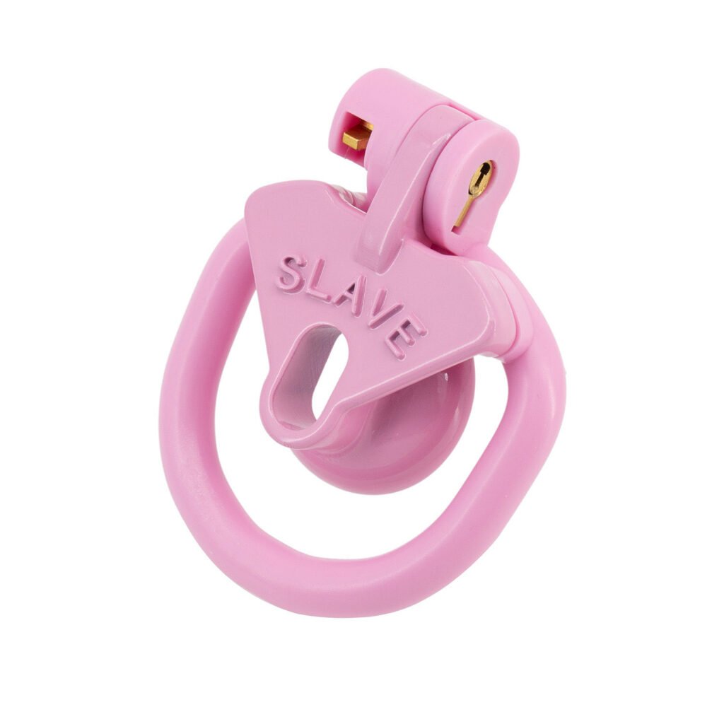 Inverted Chastity Cage Pink Sissy Micro Resin - Chastity Cage