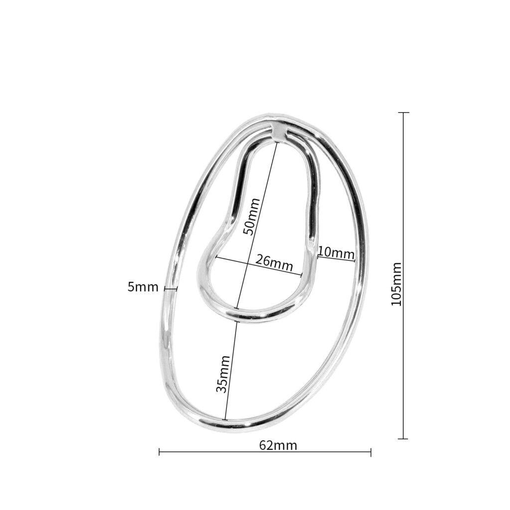 Fufu Clip Sissy Chastity Metal Colorful - Chastity Cage