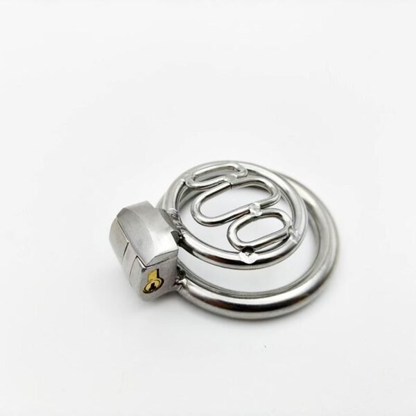 Flat Cock Cage Small Male Metal - Chastity Cage