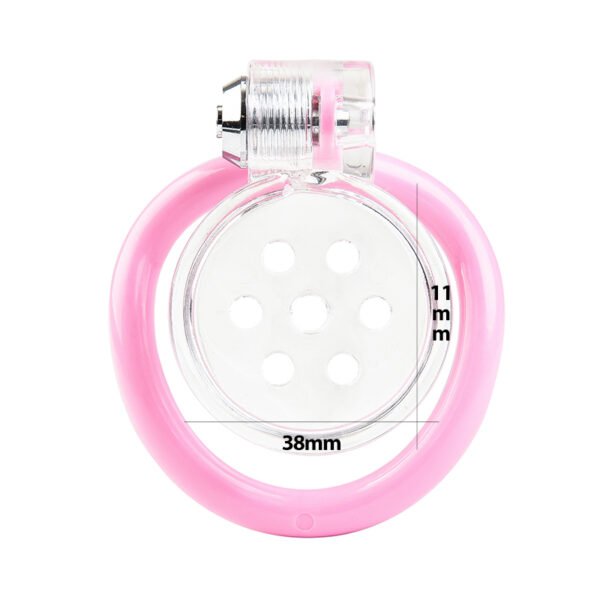 Flat Cock Cage Small Transparently Male - Chastity Cage