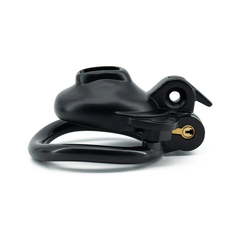 Small Chastity Cage For Men Black - Chastity Cage