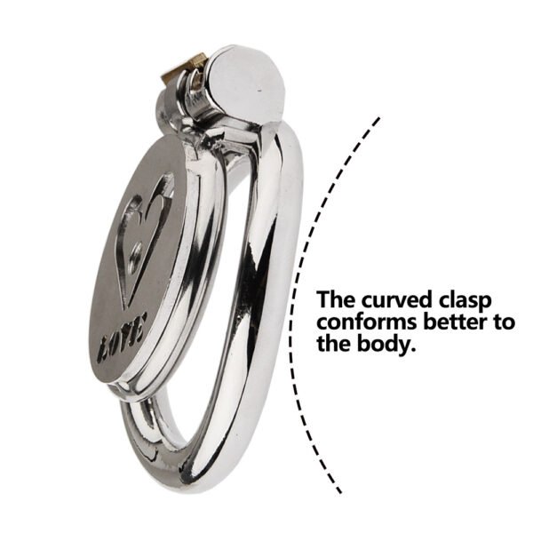 Flat Chastity Cage Metal Sissy Love K2 - Chastity Cage