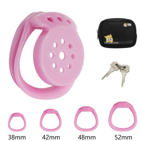 Flat Chastity Cage Male Small Ventilated A1 - Chastity Cage